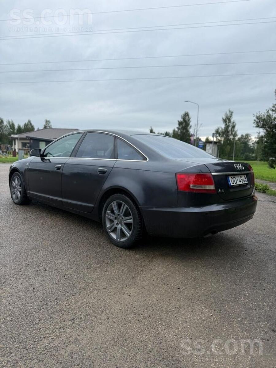 Pelēks Audi A6 2005 Rīga, ar dzinēja tilpumu 3.00 L un nobraukumu 335 tūkst. km par 2500 €, foto 4 vietnē AUTOMOTO.COM.LV