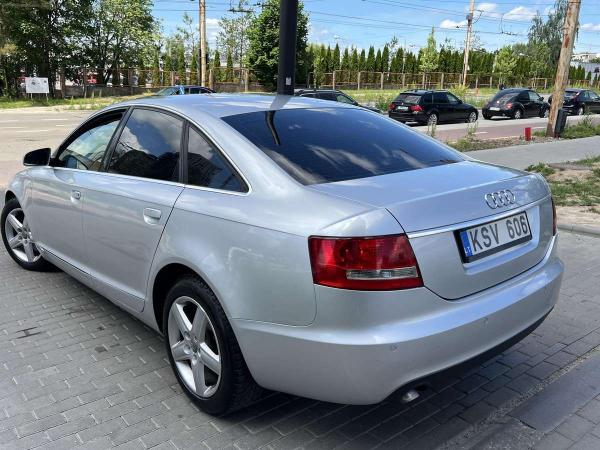 Grey Audi A6 2005 in Vilnius, with an engine capacity of 2.70 L and mileage of 350 thousand km for 1550 €, photo 8 on AUTOMOTO.COM.LV