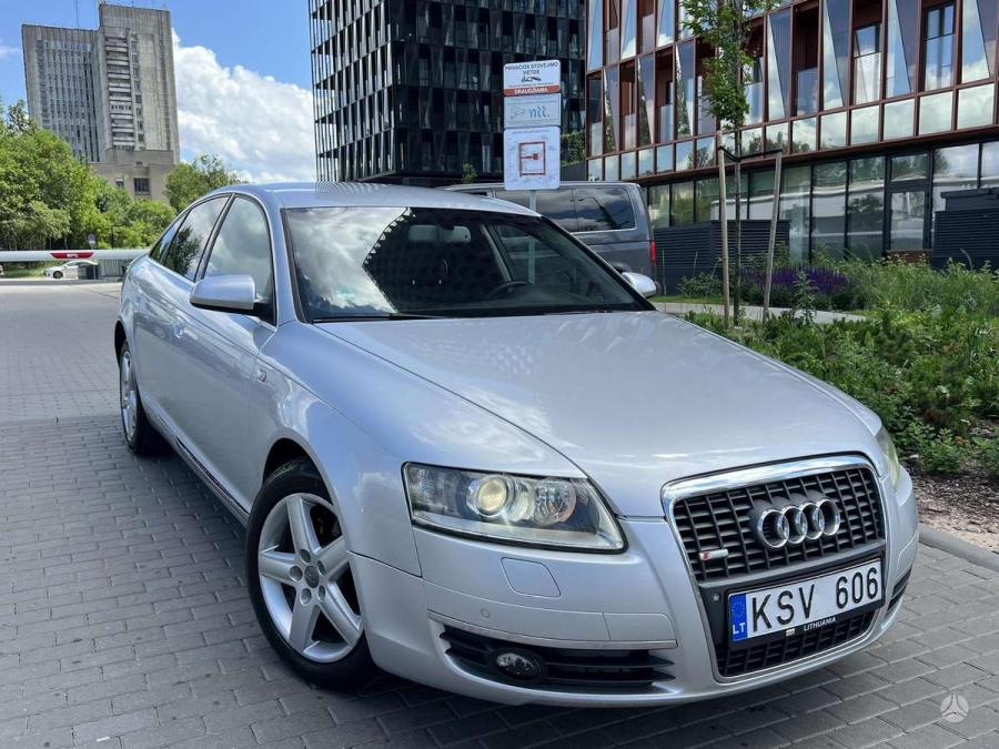 Серый Ауди А6 2005 в Вильнюс, объемом двигателя 2.70 л и пробегом 350 тыс. км за 1550 €, фото 10 на AUTOMOTO.COM.LV
