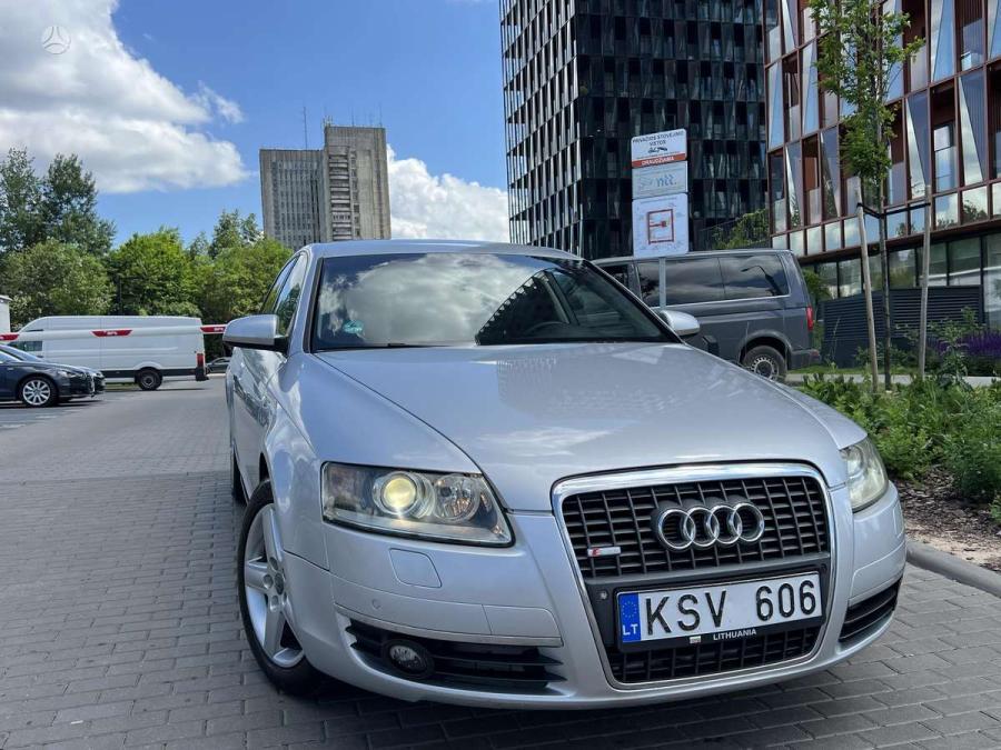 Серый Ауди А6 2005 в Вильнюс, объемом двигателя 2.70 л и пробегом 350 тыс. км за 1550 €, фото 13 на AUTOMOTO.COM.LV