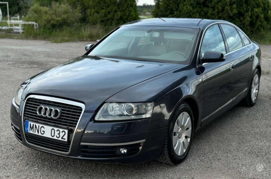 Pelēks Audi A6 2005 Viļņa, ar dzinēja tilpumu 1.97 L un nobraukumu 260 tūkst. km par 1999 €, foto 1 vietnē AUTOMOTO.COM.LV