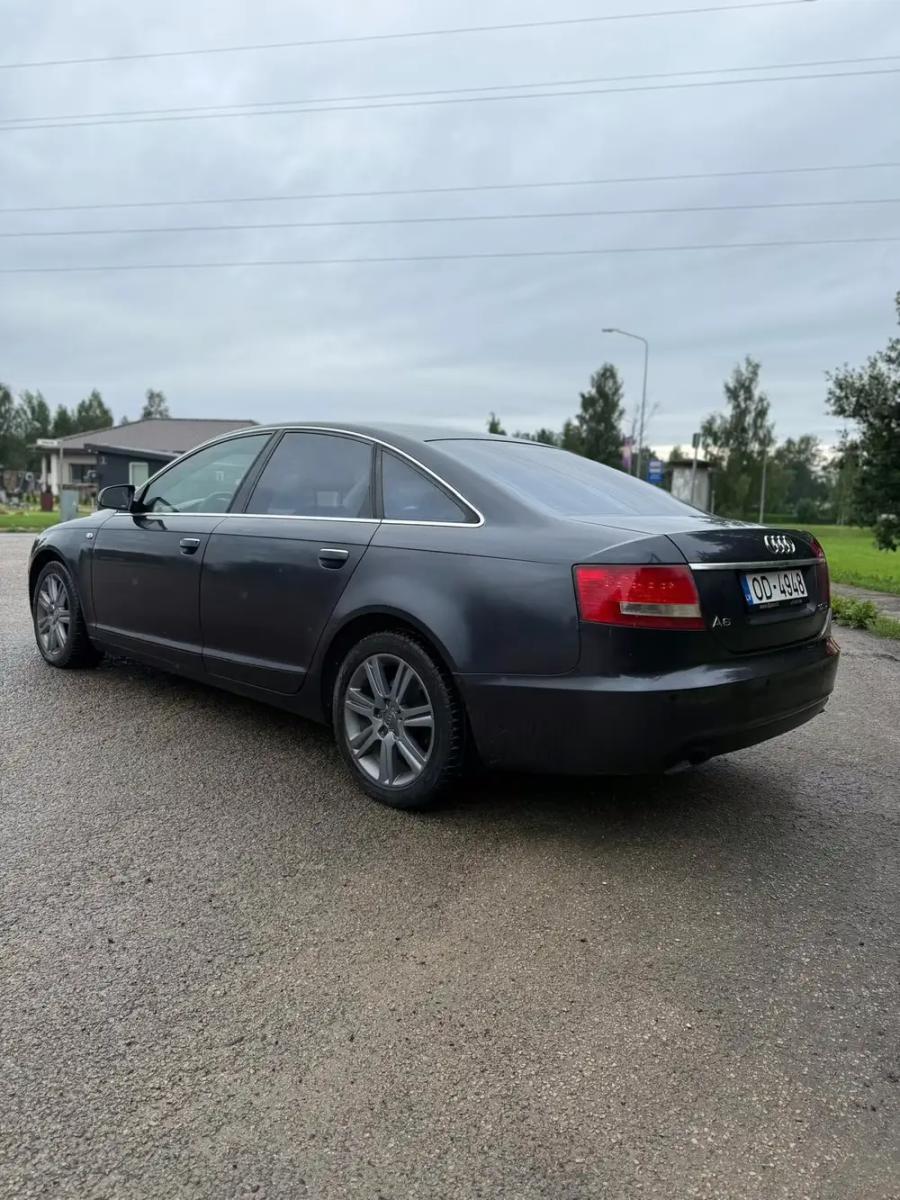Grey Audi A6 2005 in Riga, with an engine capacity of 3.00 L and mileage of 335 thousand km for 2500 €, photo 4 on AUTOMOTO.COM.LV