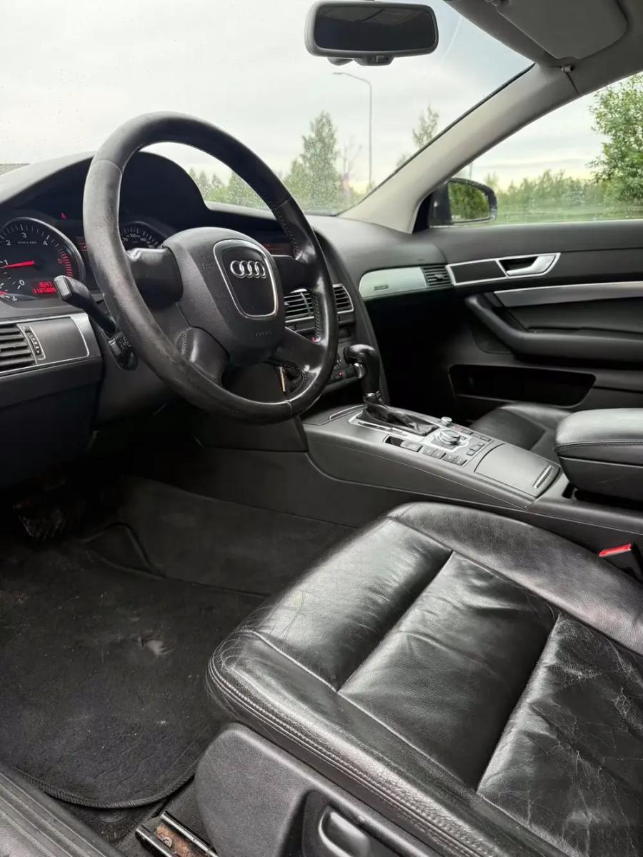 Grey Audi A6 2005 in Riga, with an engine capacity of 3.00 L and mileage of 335 thousand km for 2500 €, photo 10 on AUTOMOTO.COM.LV