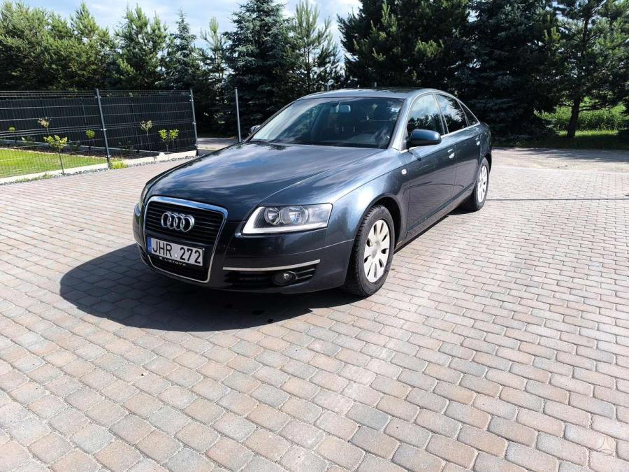 Grey Audi A6 2005 in Marijampole, with an engine capacity of 1.97 L and mileage of 306 thousand km for 2500 €, photo 1 on AUTOMOTO.COM.LV