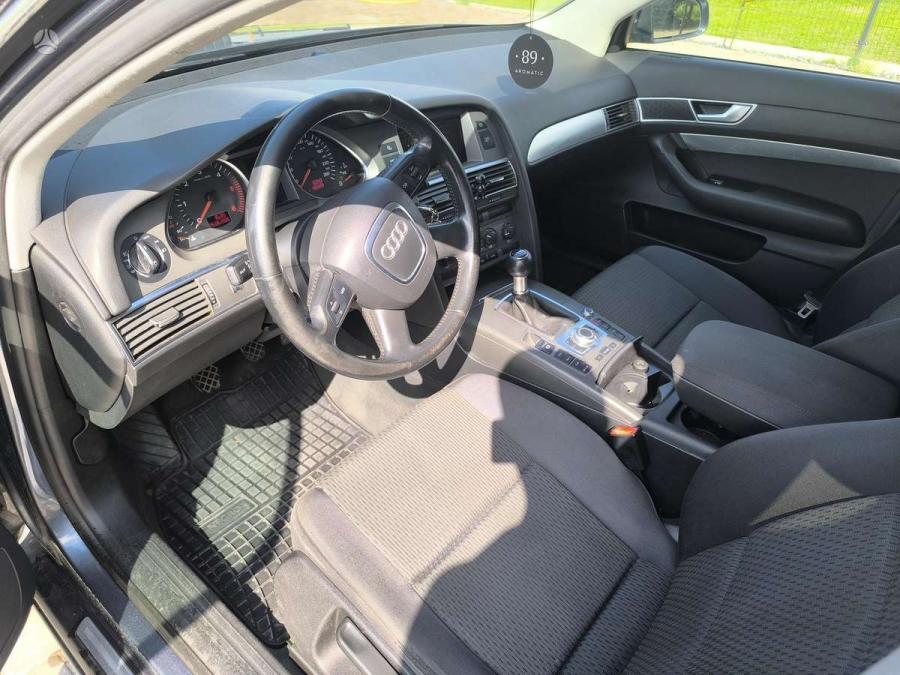 Grey Audi A6 2005 in Marijampole, with an engine capacity of 1.97 L and mileage of 306 thousand km for 2500 €, photo 6 on AUTOMOTO.COM.LV