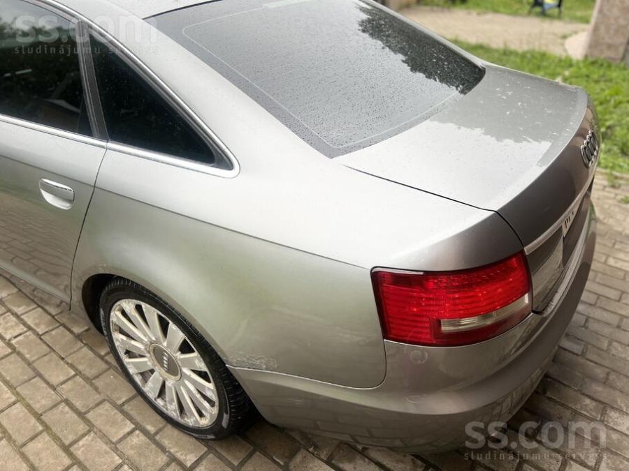 Pelēks Audi A6 2005 Rīga, ar dzinēja tilpumu 3.00 L un nobraukumu 360 tūkst. km par 1950 €, foto 5 vietnē AUTOMOTO.COM.LV