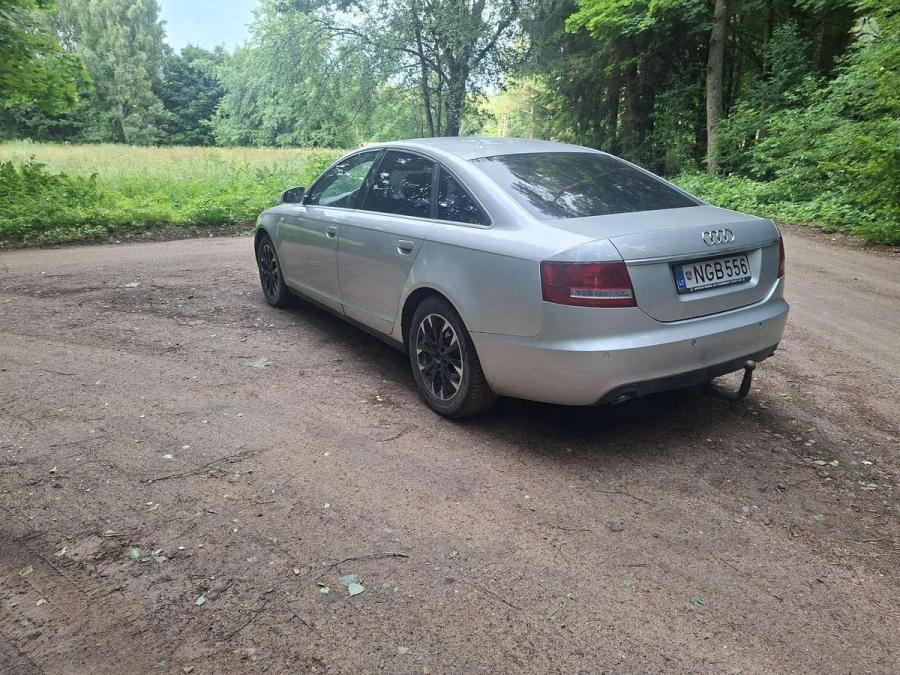 Grey Audi A6 2005 in Taurage, with an engine capacity of 2.00 L and mileage of 360 thousand km for 1380 €, photo 4 on AUTOMOTO.COM.LV