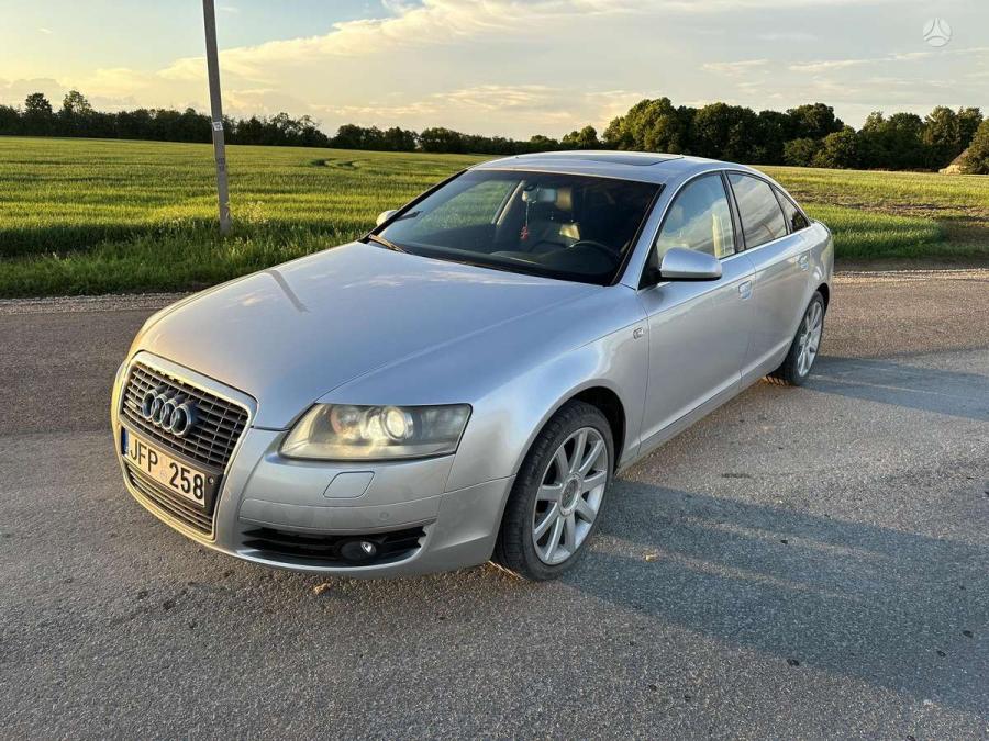 Pelēks Audi A6 2005 Jurbarkas, ar dzinēja tilpumu 3.00 L un nobraukumu 346 tūkst. km par 3000 €, foto 5 vietnē AUTOMOTO.COM.LV