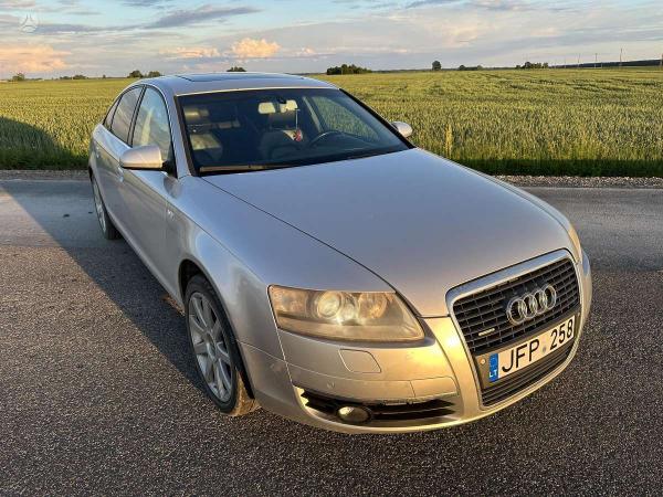 Серый Ауди А6 2005 в Юрбаркас, объемом двигателя 3.00 л и пробегом 346 тыс. км за 3000 €, фото 5 на AUTOMOTO.COM.LV