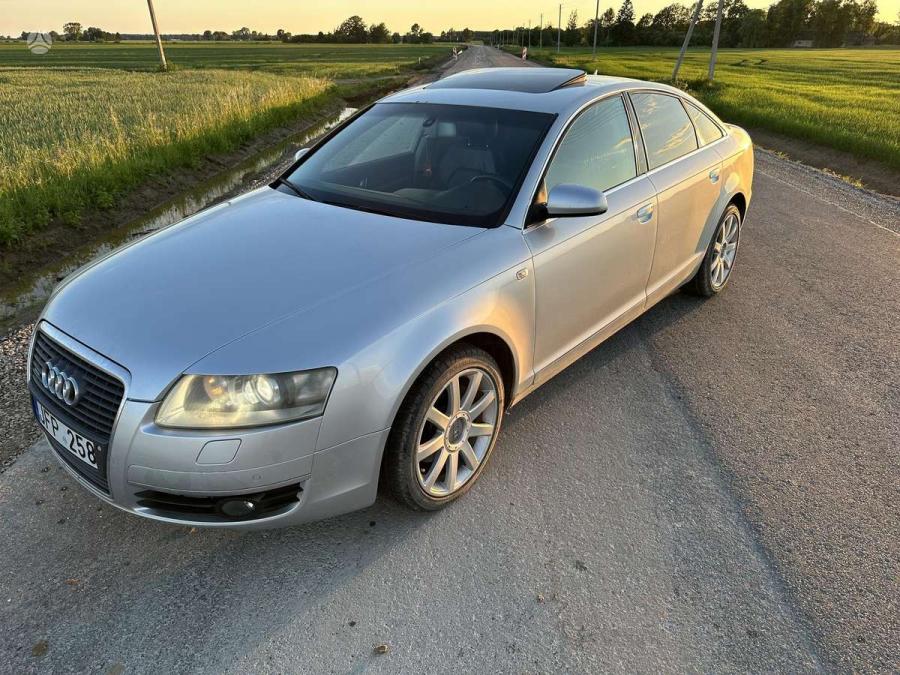 Pelēks Audi A6 2005 Jurbarkas, ar dzinēja tilpumu 3.00 L un nobraukumu 346 tūkst. km par 3000 €, foto 7 vietnē AUTOMOTO.COM.LV