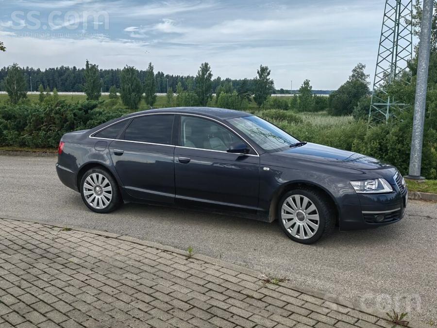 Grey Audi A6 2005 in Ogre, with an engine capacity of 3.00 L and mileage of 300 thousand km for 1450 €, photo 1 on AUTOMOTO.COM.LV