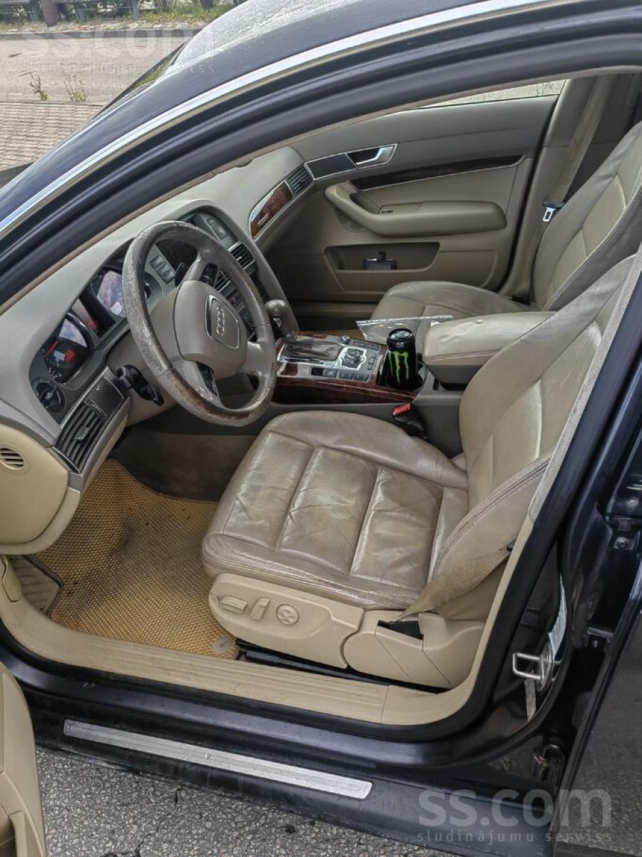 Grey Audi A6 2005 in Ogre, with an engine capacity of 3.00 L and mileage of 300 thousand km for 1450 €, photo 6 on AUTOMOTO.COM.LV