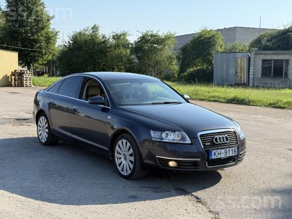 Pelēks Audi A6 2005 Ogre, ar dzinēja tilpumu 3.00 L un nobraukumu 311 tūkst. km par 2200 €, foto 2 vietnē AUTOMOTO.COM.LV