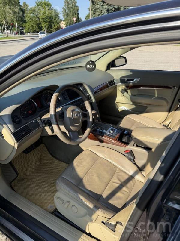 Pelēks Audi A6 2005 Ogre, ar dzinēja tilpumu 3.00 L un nobraukumu 311 tūkst. km par 2200 €, foto 5 vietnē AUTOMOTO.COM.LV