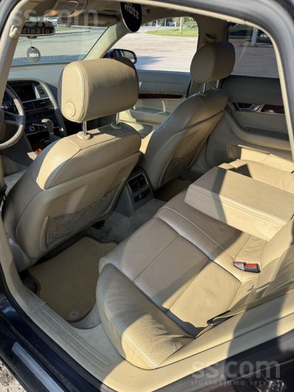 Pelēks Audi A6 2005 Ogre, ar dzinēja tilpumu 3.00 L un nobraukumu 311 tūkst. km par 2200 €, foto 6 vietnē AUTOMOTO.COM.LV