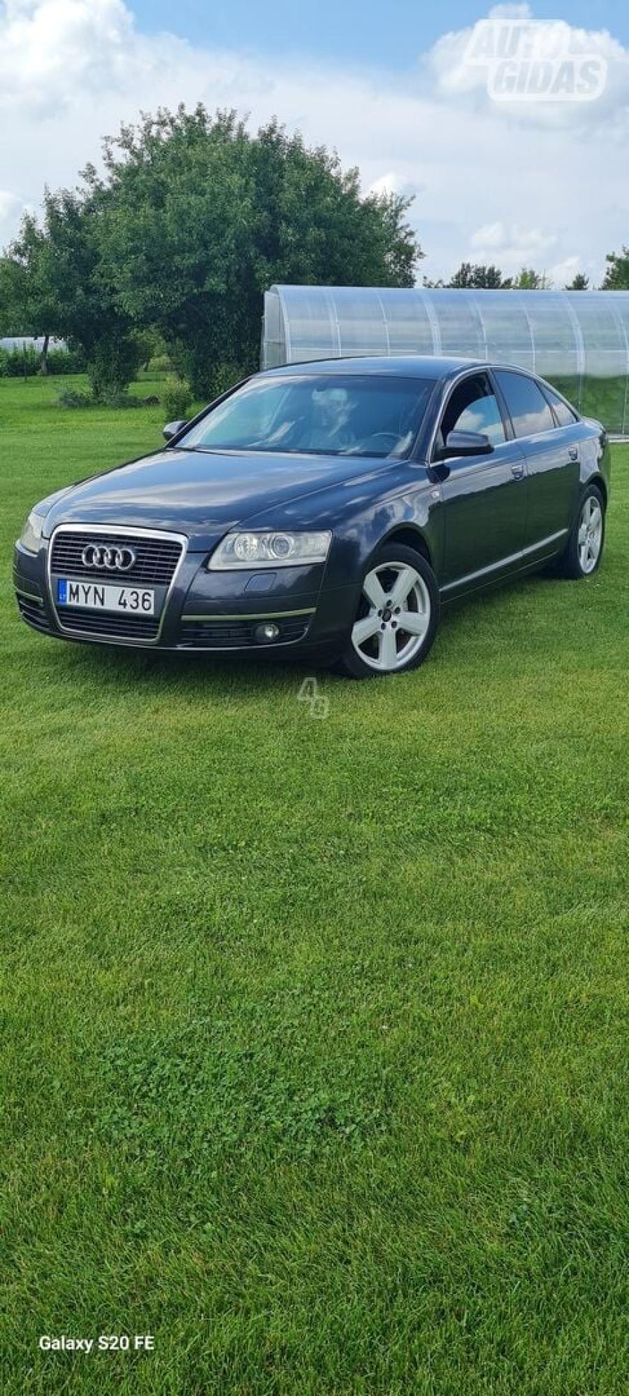 Pelēks Audi A6 2005 Viļņa, ar dzinēja tilpumu 2.70 L un nobraukumu 320 tūkst. km par 1750 €, foto 3 vietnē AUTOMOTO.COM.LV