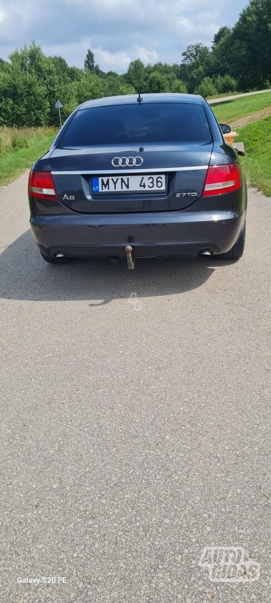 Pelēks Audi A6 2005 Viļņa, ar dzinēja tilpumu 2.70 L un nobraukumu 320 tūkst. km par 1750 €, foto 4 vietnē AUTOMOTO.COM.LV