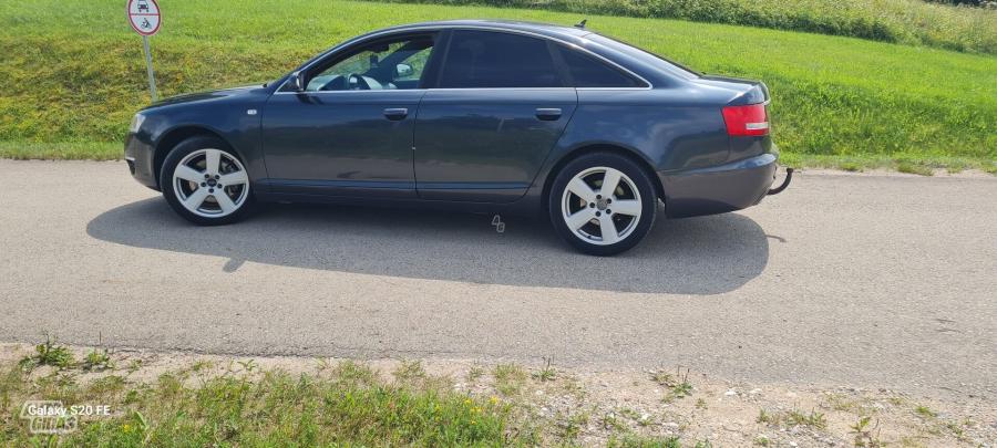 Pelēks Audi A6 2005 Viļņa, ar dzinēja tilpumu 2.70 L un nobraukumu 320 tūkst. km par 1750 €, foto 5 vietnē AUTOMOTO.COM.LV