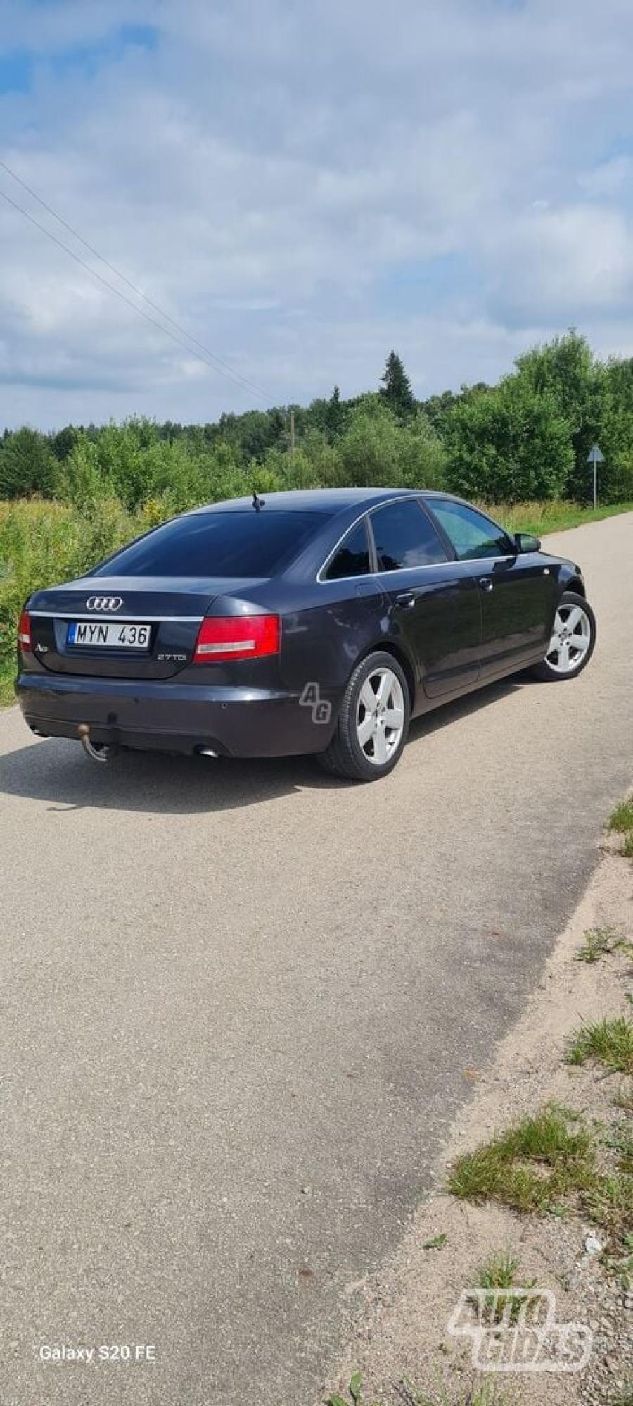 Pelēks Audi A6 2005 Viļņa, ar dzinēja tilpumu 2.70 L un nobraukumu 320 tūkst. km par 1750 €, foto 7 vietnē AUTOMOTO.COM.LV