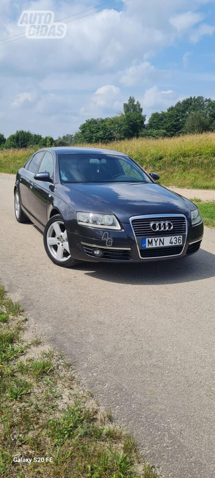 Pelēks Audi A6 2005 Viļņa, ar dzinēja tilpumu 2.70 L un nobraukumu 320 tūkst. km par 1750 €, foto 8 vietnē AUTOMOTO.COM.LV