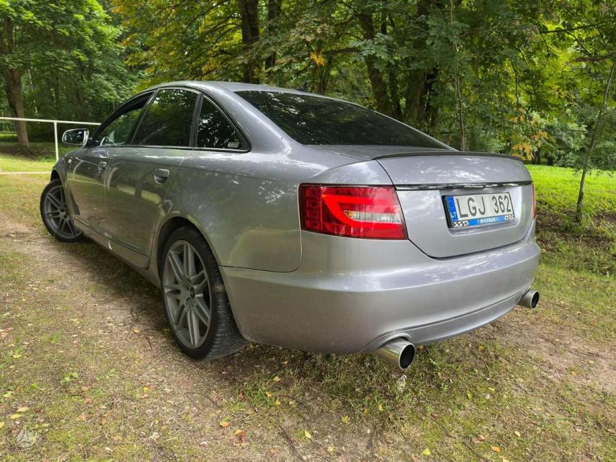 Grey Audi A6 2005 in Akmene, with an engine capacity of 2.40 L and mileage of 448 thousand km for 1850 €, photo 6 on AUTOMOTO.COM.LV