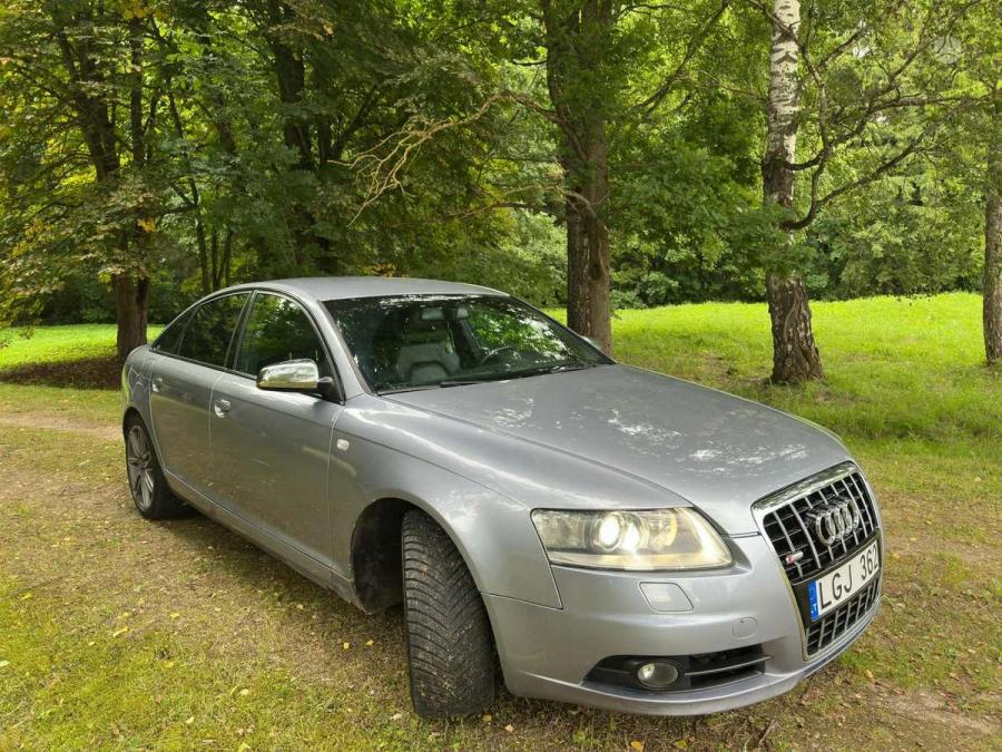 Grey Audi A6 2005 in Akmene, with an engine capacity of 2.40 L and mileage of 448 thousand km for 1850 €, photo 23 on AUTOMOTO.COM.LV