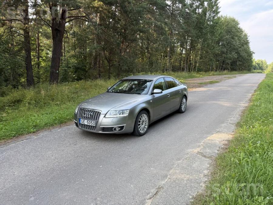 Grey Audi A6 2005 in Rezekne, with an engine capacity of 2.70 L and mileage of 441 thousand km for 2580 €, photo 3 on AUTOMOTO.COM.LV