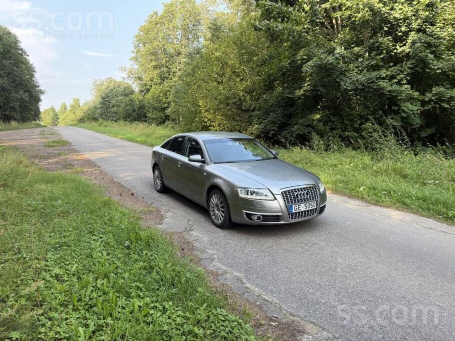 Grey Audi A6 2005 in Rezekne, with an engine capacity of 2.70 L and mileage of 441 thousand km for 2580 €, photo 5 on AUTOMOTO.COM.LV