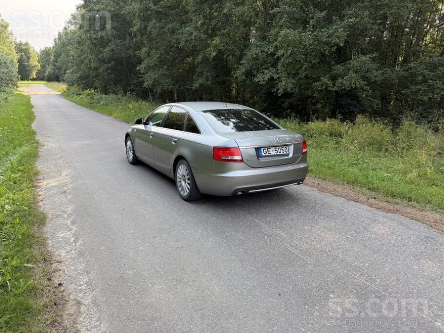 Grey Audi A6 2005 in Rezekne, with an engine capacity of 2.70 L and mileage of 441 thousand km for 2580 €, photo 6 on AUTOMOTO.COM.LV