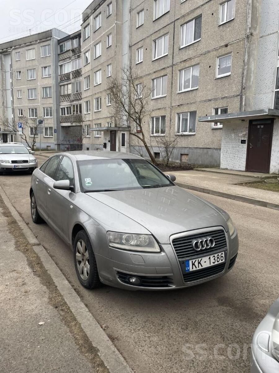 Pelēks Audi A6 2005 Rīga, ar dzinēja tilpumu 2.70 L un nobraukumu 350 tūkst. km par 2300 €, foto 1 vietnē AUTOMOTO.COM.LV