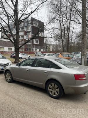 Pelēks Audi A6 2005 Rīga, ar dzinēja tilpumu 2.70 L un nobraukumu 350 tūkst. km par 2300 €, foto 4 vietnē AUTOMOTO.COM.LV