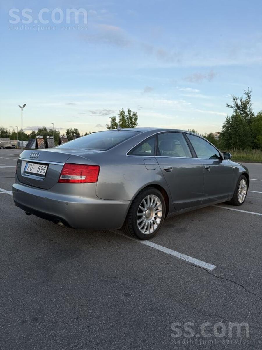 Pelēks Audi A6 2005 Daugavpils, ar dzinēja tilpumu 3.00 L un nobraukumu 326 tūkst. km par 2600 €, foto 3 vietnē AUTOMOTO.COM.LV