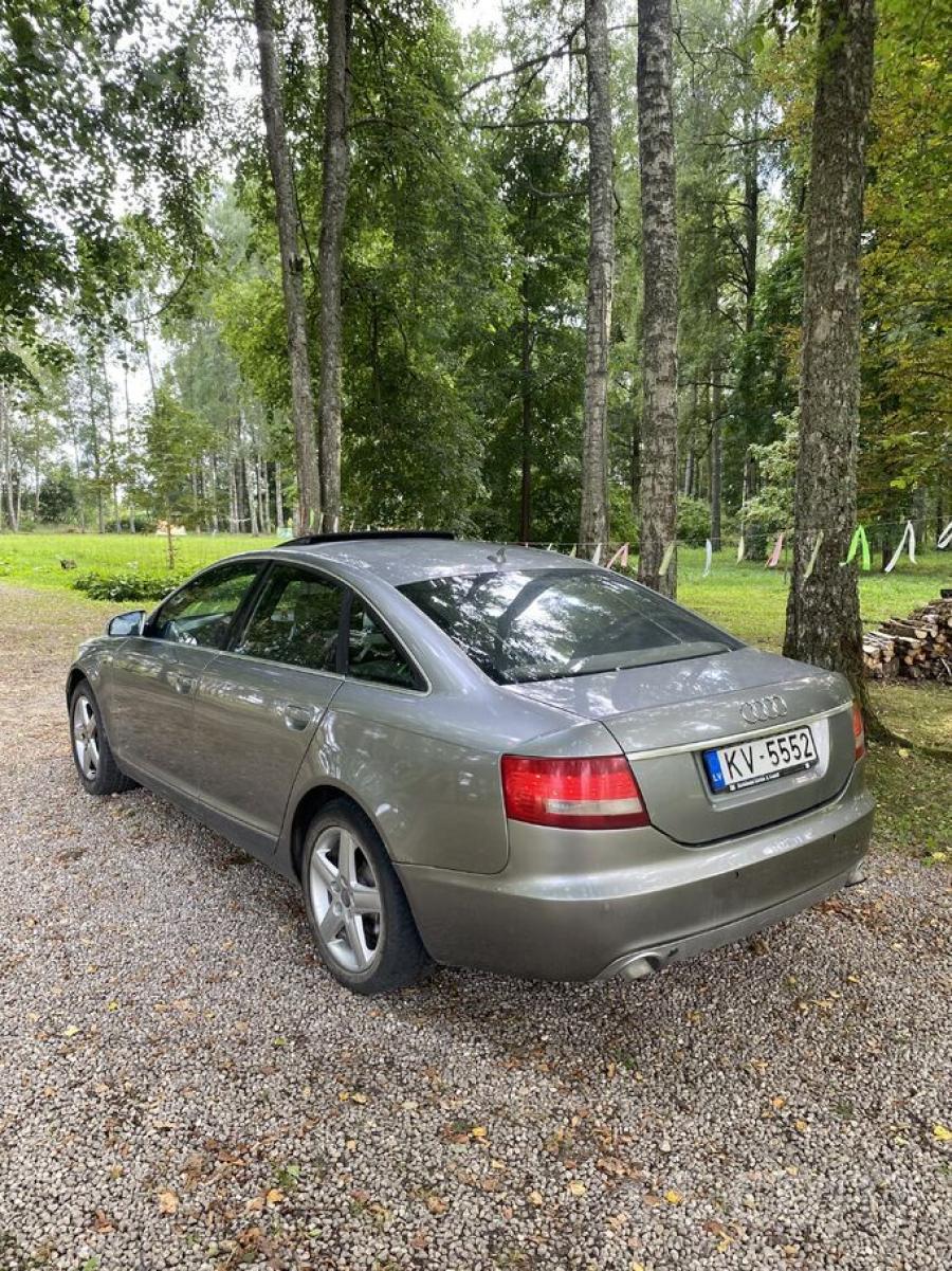 Grey Audi A6 2005 in Rezekne, with an engine capacity of 2.70 L and mileage of 340 thousand km for 1750 €, photo 6 on AUTOMOTO.COM.LV