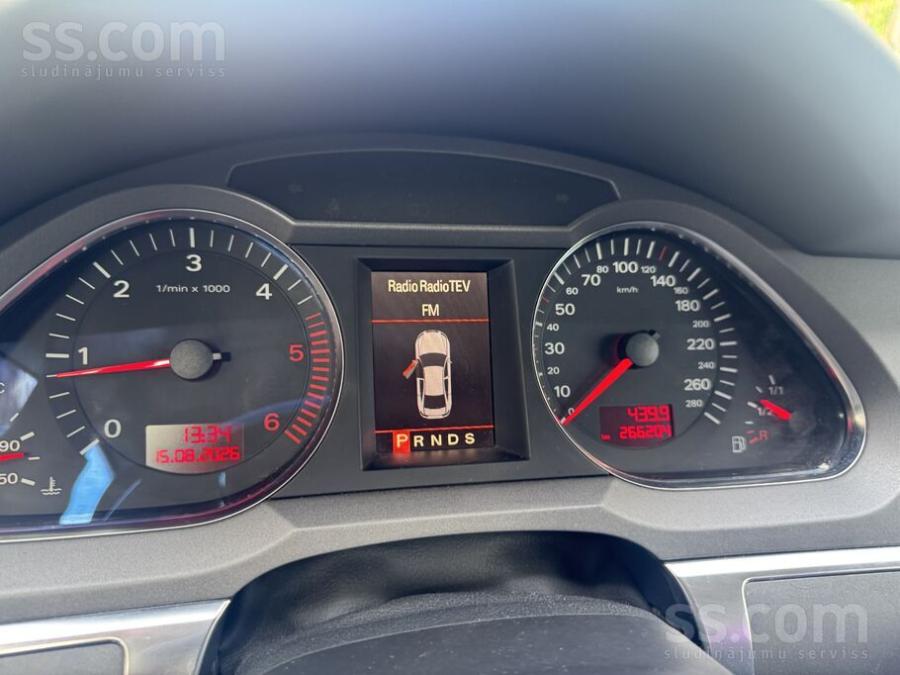 Grey Audi A6 2005 in Cesis, with an engine capacity of 3.00 L and mileage of 266 thousand km for 4900 €, photo 20 on AUTOMOTO.COM.LV
