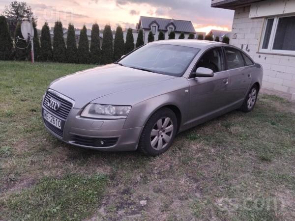 Grey Audi A6 2005 in Riga, with an engine capacity of 3.00 L and mileage of 348 thousand km for 2600 €, photo 1 on AUTOMOTO.COM.LV