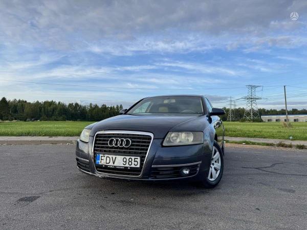 Grey Audi A6 2005 in Panevezys, with an engine capacity of 1.97 L and mileage of 271 thousand km for 1199 €, photo 1 on AUTOMOTO.COM.LV