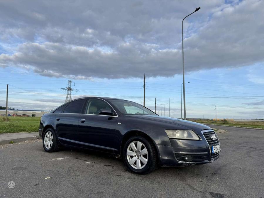 Grey Audi A6 2005 in Panevezys, with an engine capacity of 1.97 L and mileage of 271 thousand km for 1199 €, photo 5 on AUTOMOTO.COM.LV