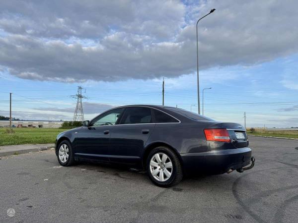 Grey Audi A6 2005 in Panevezys, with an engine capacity of 1.97 L and mileage of 271 thousand km for 1199 €, photo 9 on AUTOMOTO.COM.LV