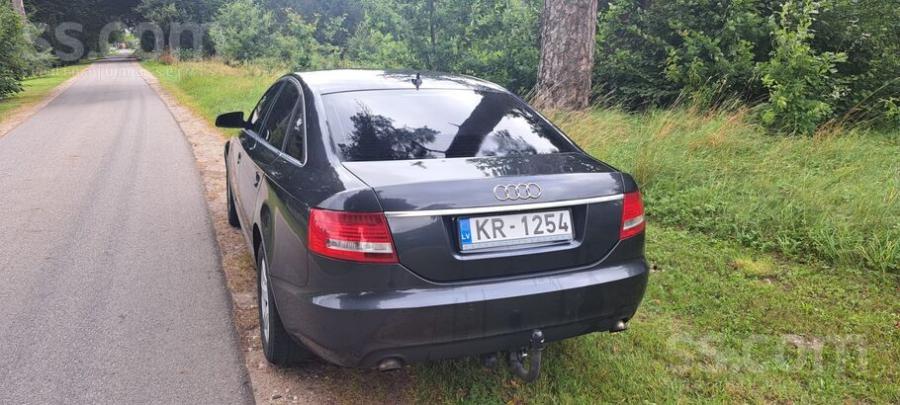 Grey Audi A6 2005 in Liepaja, with an engine capacity of 2.70 L and mileage of 366 thousand km for 2200 €, photo 5 on AUTOMOTO.COM.LV
