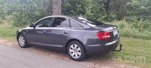 Grey Audi A6 2005 in Liepaja, with an engine capacity of 2.70 L and mileage of 366 thousand km for 2200 €, photo 6 on AUTOMOTO.COM.LV