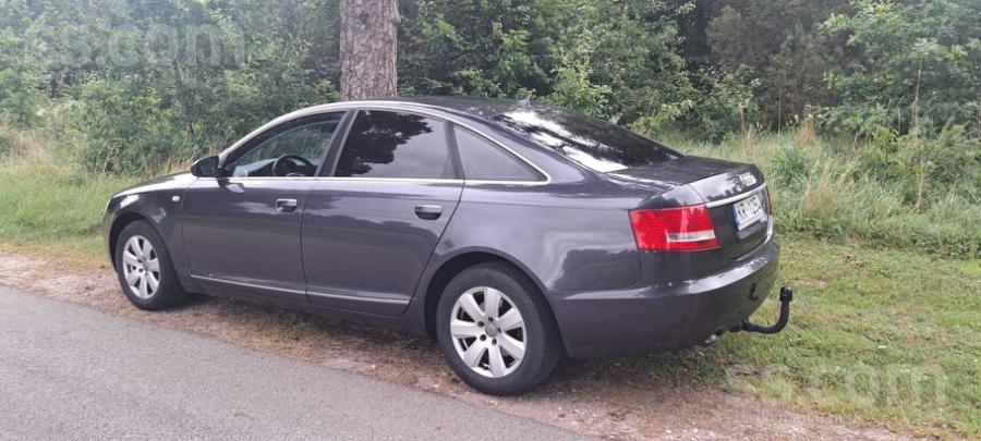 Grey Audi A6 2005 in Liepaja, with an engine capacity of 2.70 L and mileage of 366 thousand km for 2200 €, photo 6 on AUTOMOTO.COM.LV
