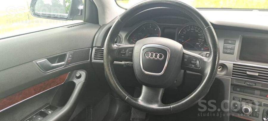 Grey Audi A6 2005 in Liepaja, with an engine capacity of 2.70 L and mileage of 366 thousand km for 2200 €, photo 7 on AUTOMOTO.COM.LV