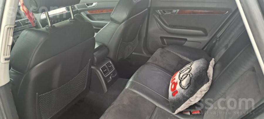 Grey Audi A6 2005 in Liepaja, with an engine capacity of 2.70 L and mileage of 366 thousand km for 2200 €, photo 10 on AUTOMOTO.COM.LV