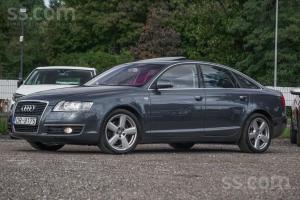 Grey Audi A6 2005 in Riga, with an engine capacity of 3.00 L and mileage of 266 thousand km for 5990 €, photo 1 on AUTOMOTO.COM.LV