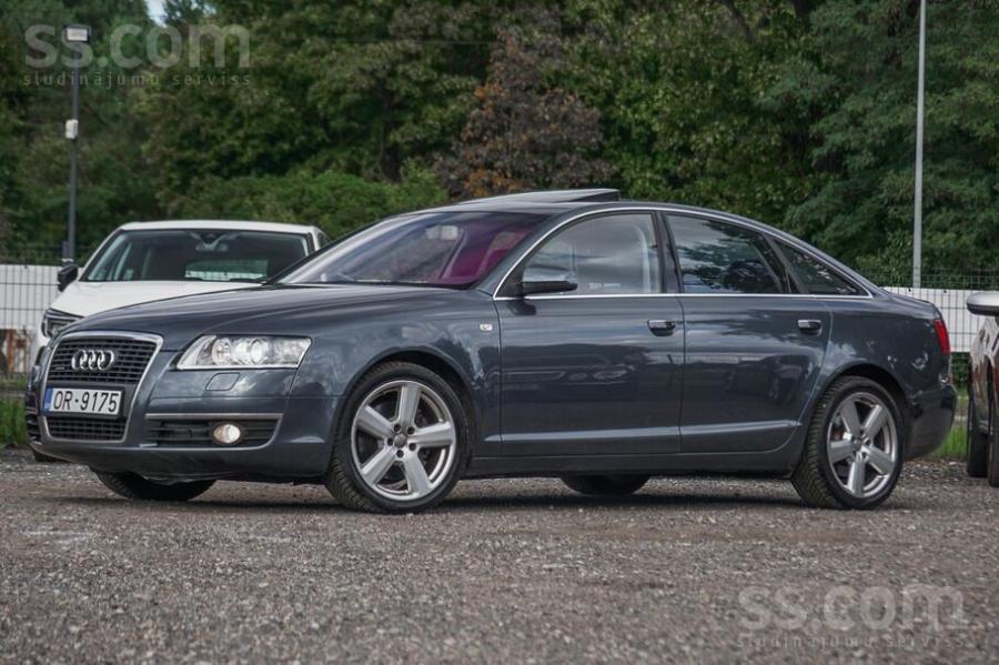 Grey Audi A6 2005 in Riga, with an engine capacity of 3.00 L and mileage of 266 thousand km for 5990 €, photo 1 on AUTOMOTO.COM.LV