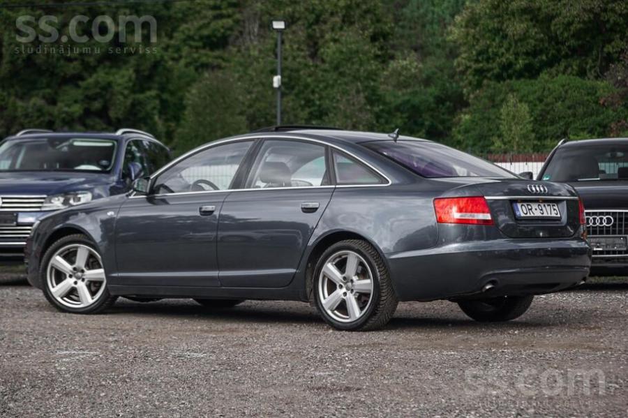 Grey Audi A6 2005 in Riga, with an engine capacity of 3.00 L and mileage of 266 thousand km for 5990 €, photo 4 on AUTOMOTO.COM.LV