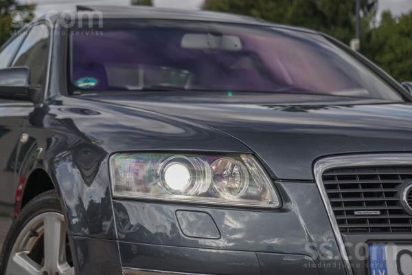Grey Audi A6 2005 in Riga, with an engine capacity of 3.00 L and mileage of 266 thousand km for 5990 €, photo 6 on AUTOMOTO.COM.LV