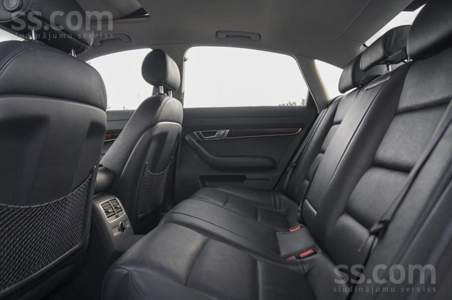 Grey Audi A6 2005 in Riga, with an engine capacity of 3.00 L and mileage of 266 thousand km for 5990 €, photo 23 on AUTOMOTO.COM.LV