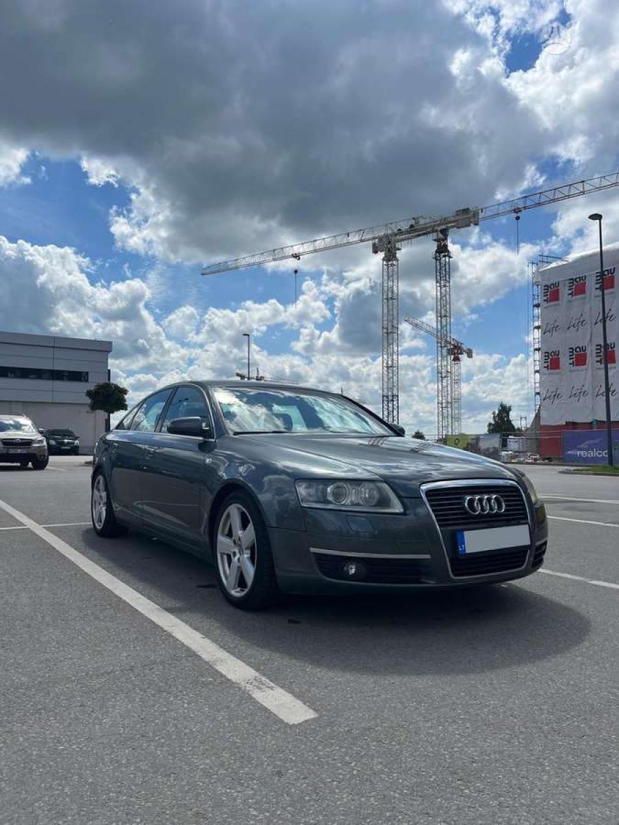 Pelēks Audi A6 2005 Viļņa, ar dzinēja tilpumu 2.39 L un nobraukumu 226 tūkst. km par 2100 €, foto 3 vietnē AUTOMOTO.COM.LV