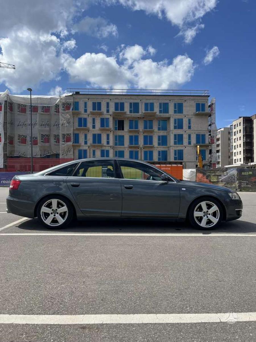 Pelēks Audi A6 2005 Viļņa, ar dzinēja tilpumu 2.39 L un nobraukumu 226 tūkst. km par 2100 €, foto 4 vietnē AUTOMOTO.COM.LV